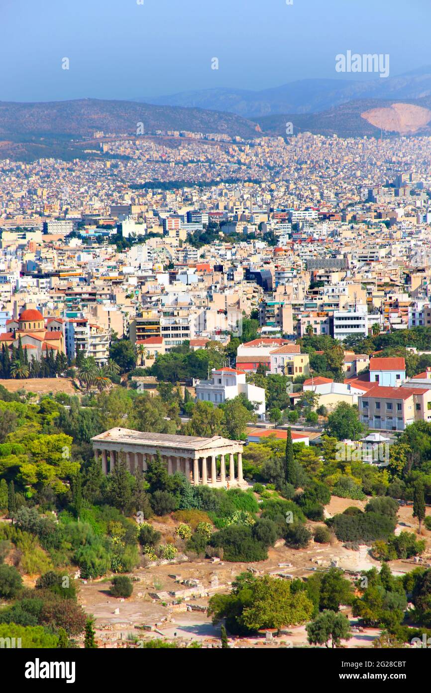 Parthenon Archaeological Site, Acropolis Ancient Ruins, Athens, Greece ...