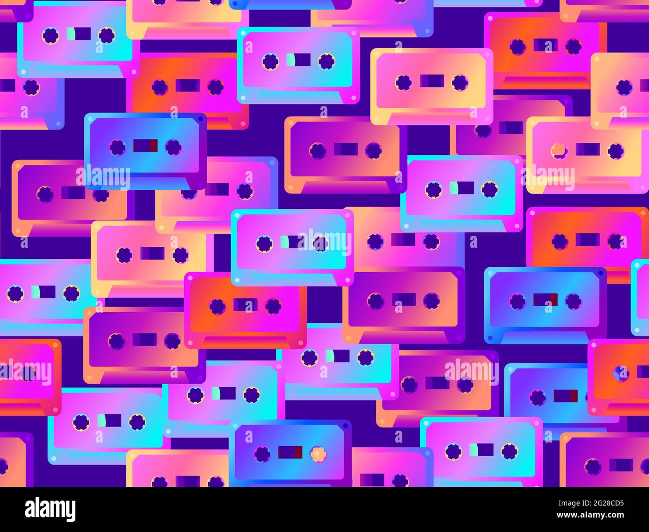 Retro cassette tapes Stock Vector Images - Alamy