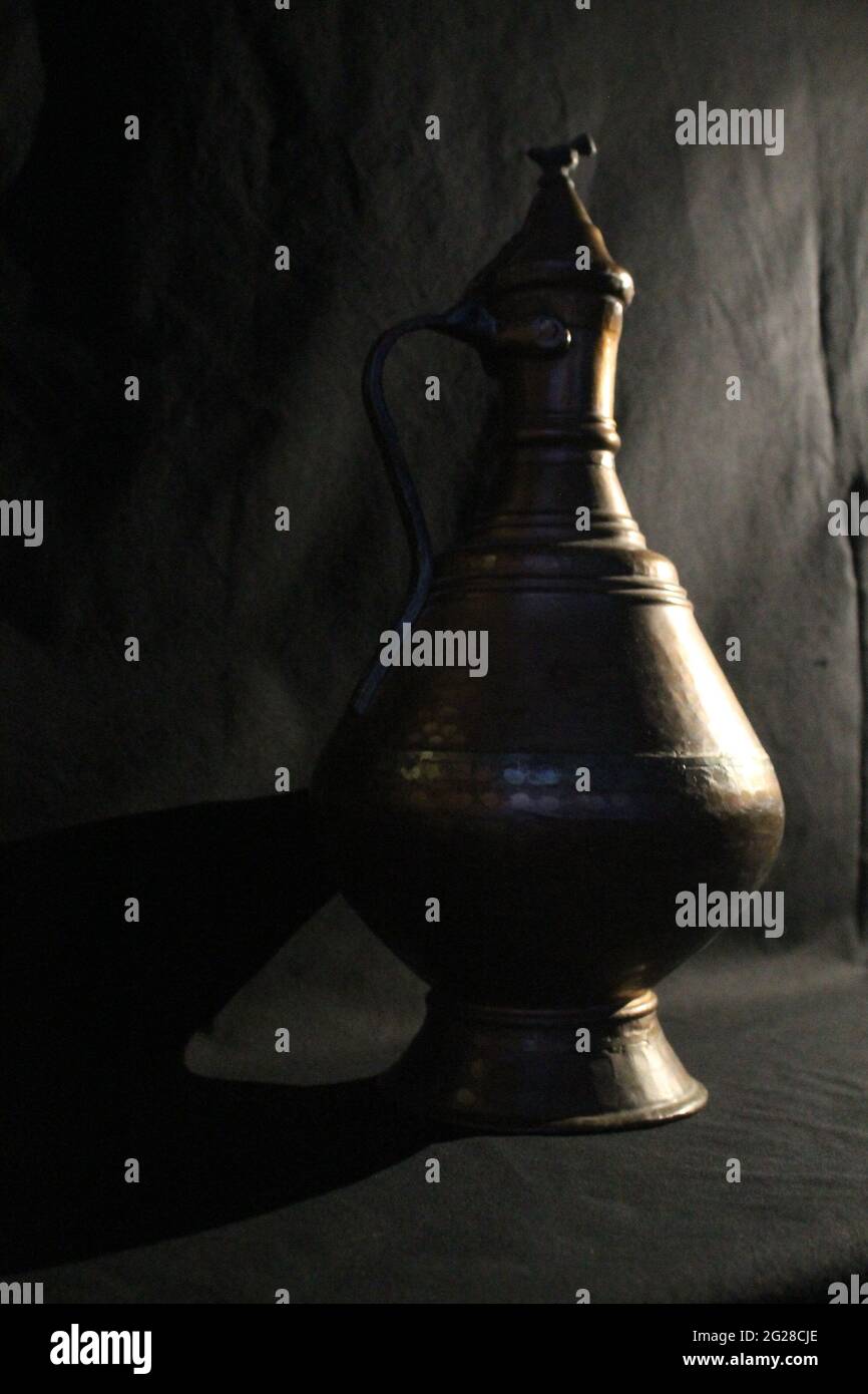 authentic copper jug Stock Photo - Alamy