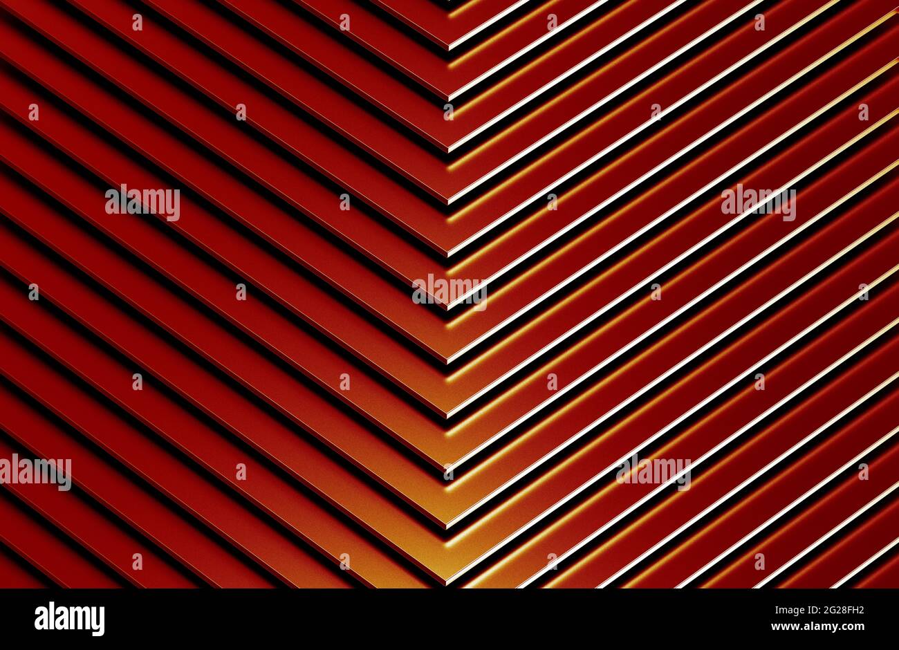 The abstract red metal pattern background. 3D illustration Stock Photo ...