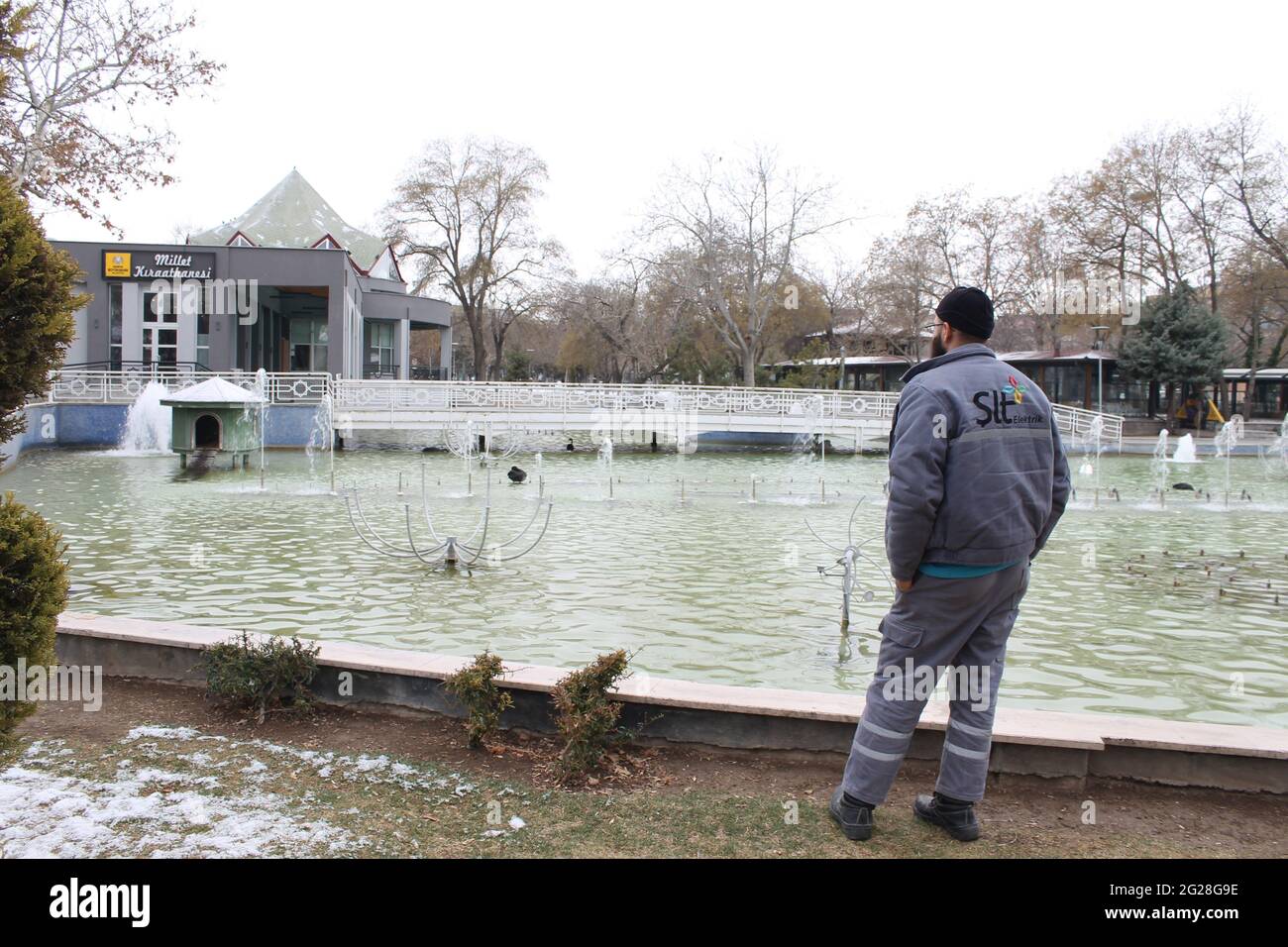 man watching pool Stock Photo - Alamy