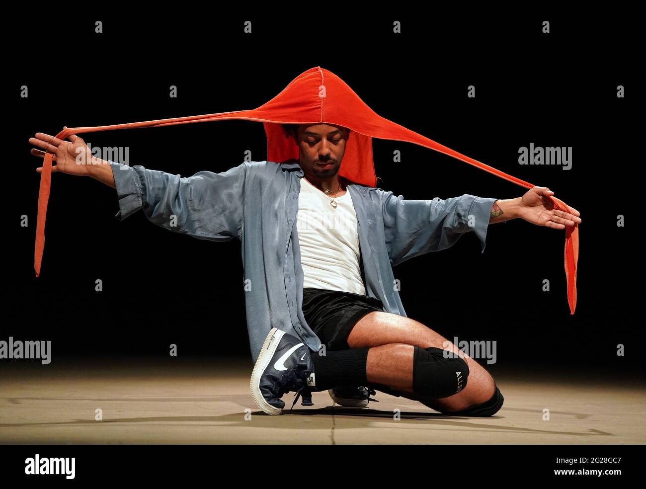 Artist Paul Maheke rehearses 'Taboo Durag', ahead of his first ...
