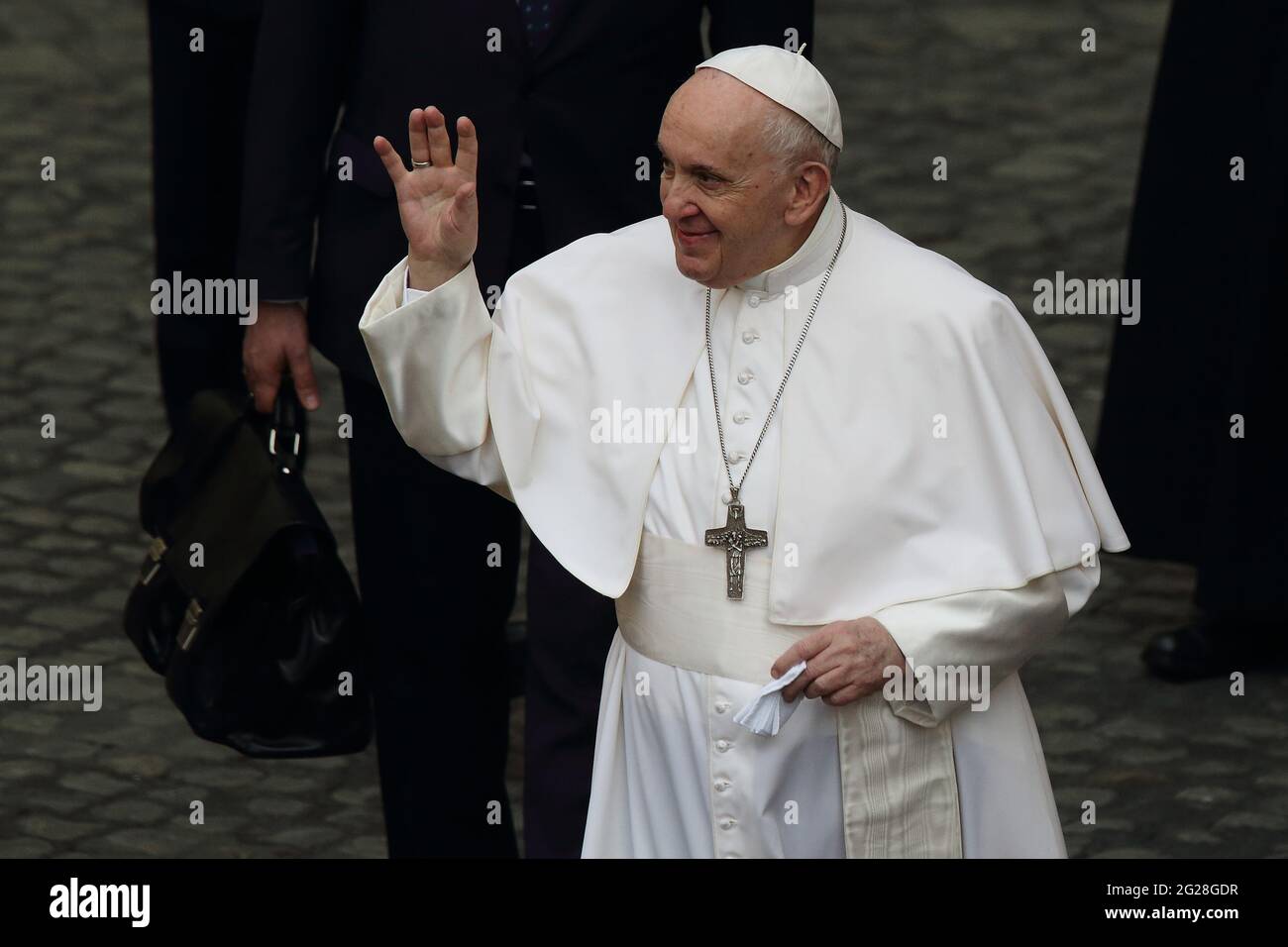 June 9, 2021 - Vatican City (Holy See) POPE FRANCIS during his ...