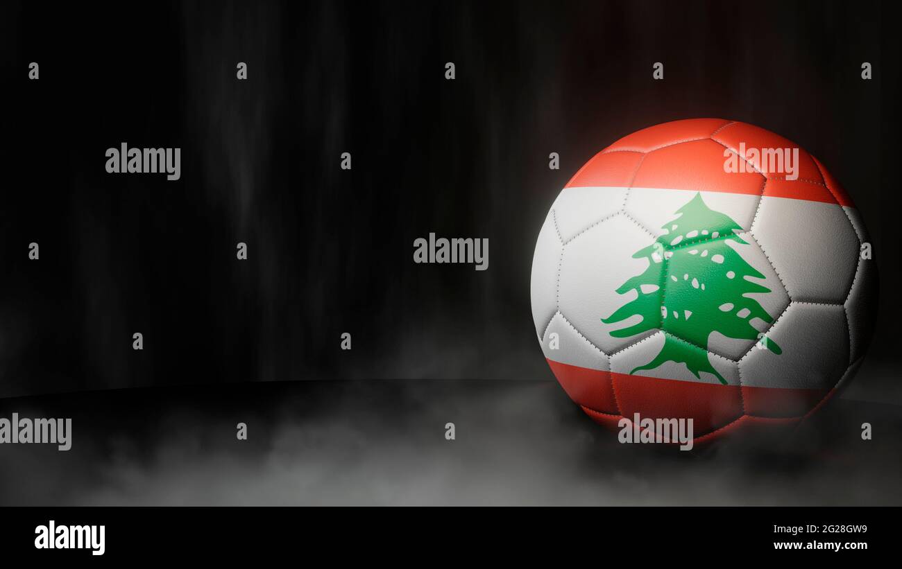 Football lebanon flag hi-res stock photography and images - Alamy