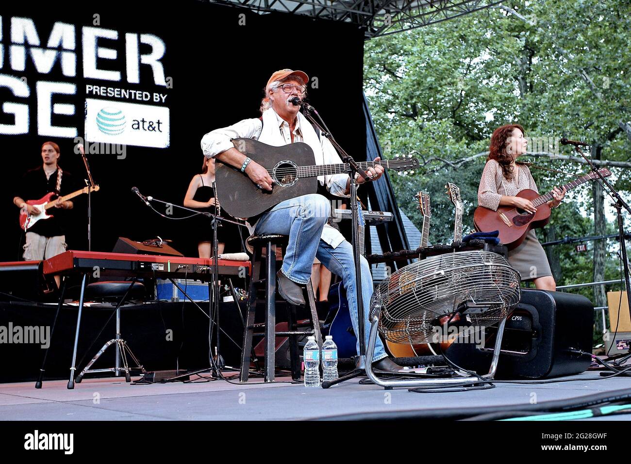 New York, NY, USA. 15 July, 2012. Krishna Guthrie, Arlo Guthrie, Sarah ...