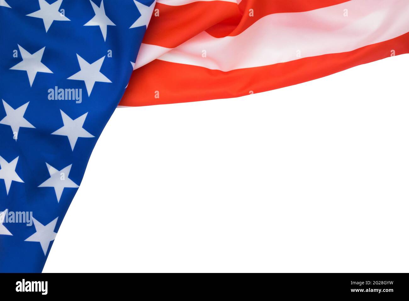 Ruffled american flag hi-res stock photography and images - Alamy