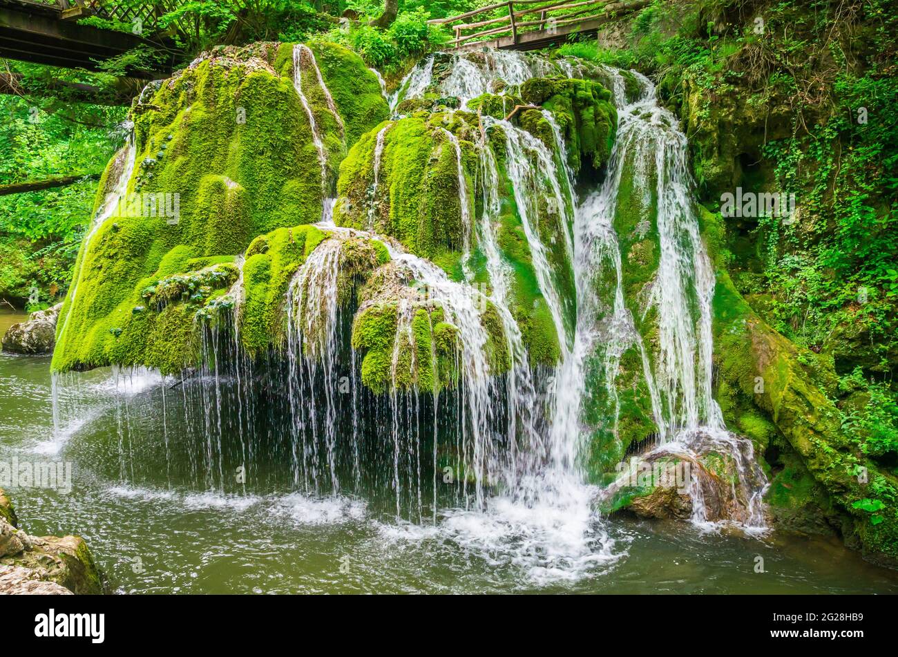 Bigar waterfall on Minis River, Romania. One of the most beautiful ...
