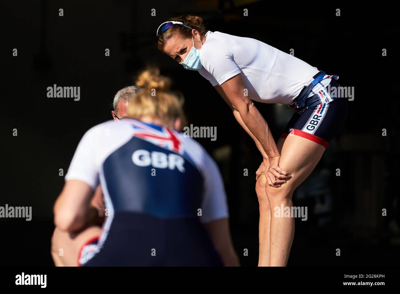 Great Britain's Helen Glover (right) and Polly Swann who compete in the ...
