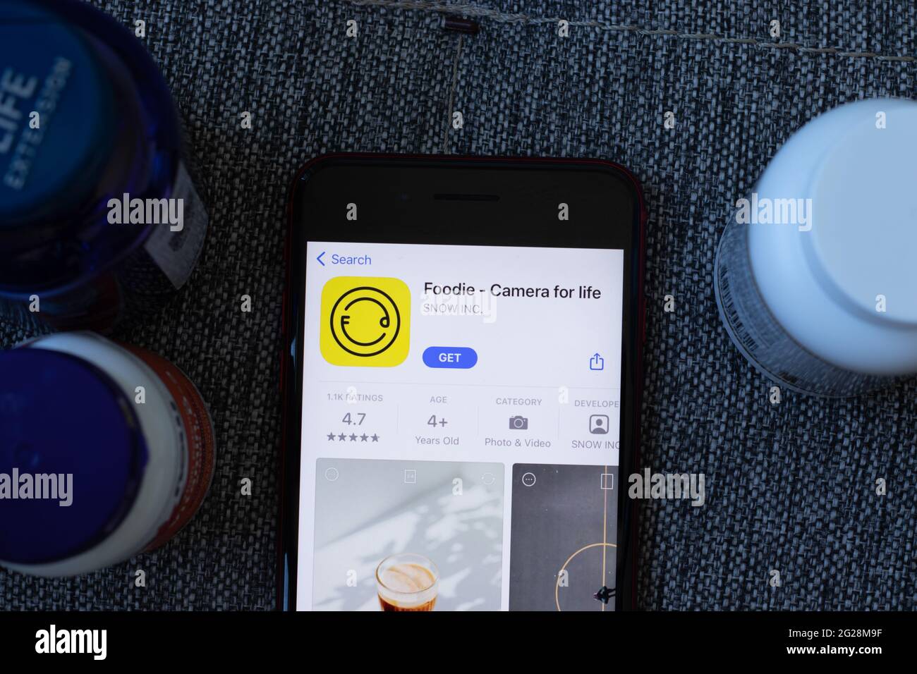 New York, USA - 1 June 2021: Foodie - Camera for life mobile app logo ...