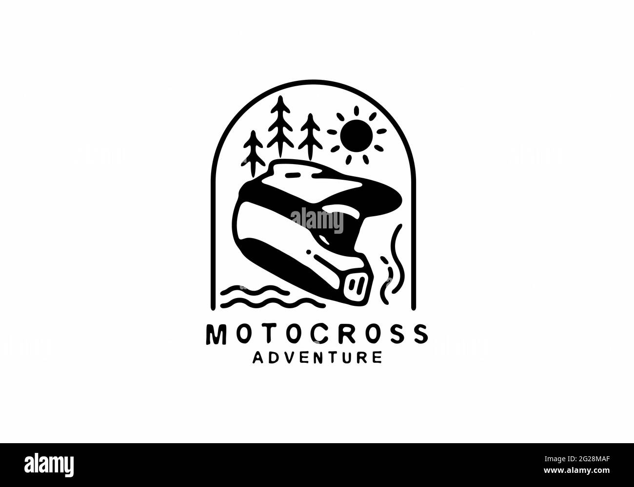 Adventure sport line art Cut Out Stock Images & Pictures - Alamy