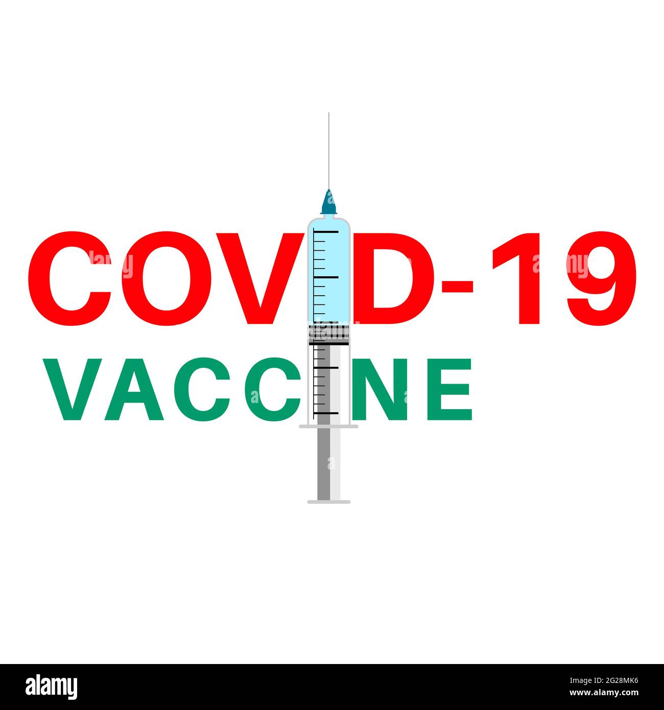 Covid19 virus vaccine injection Stock Vector Images - Alamy