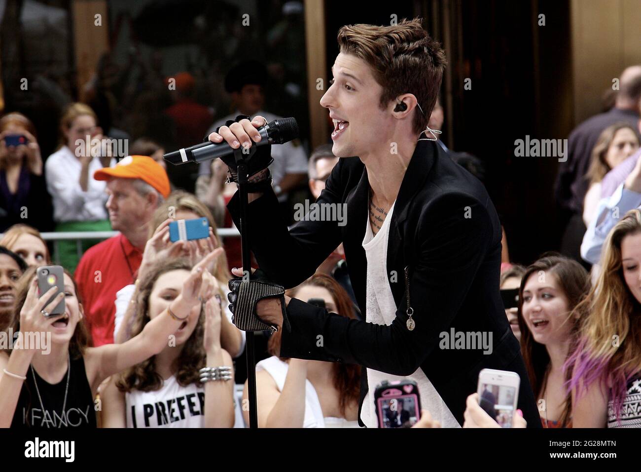 New York, NY, USA. 20 July, 2012. Ryan Follese, performs at the Hot ...