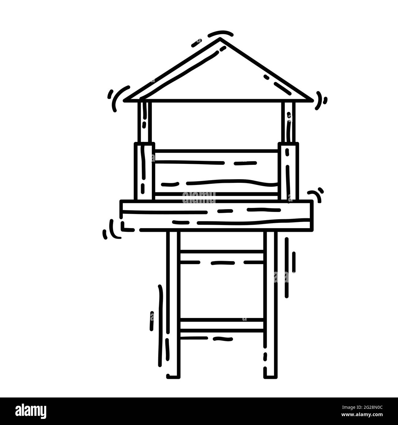 Watchtower town Stock Vector Images - Alamy