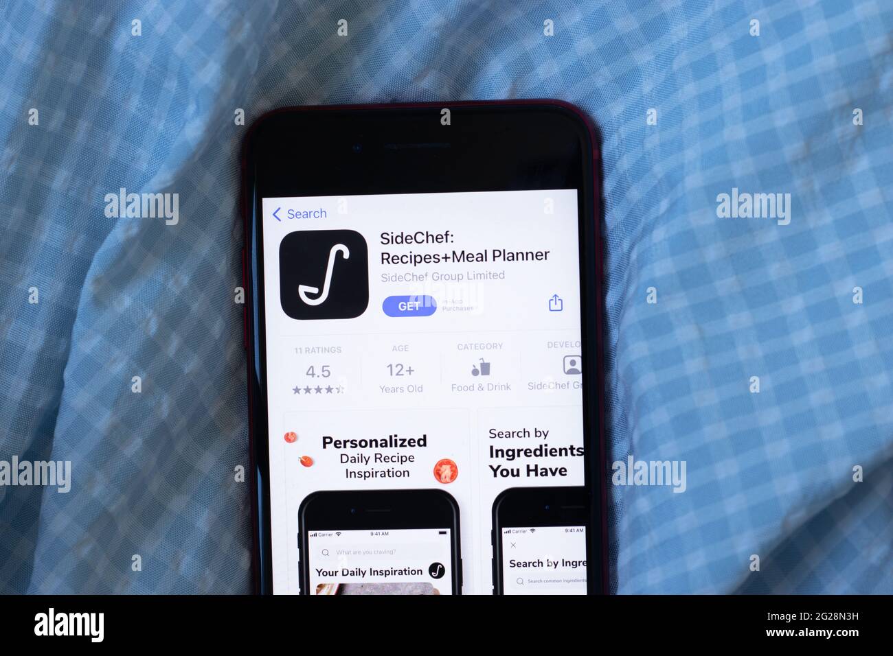 New York, USA - 1 June 2021: SideChef: Recipes Meal Planner mobile app ...
