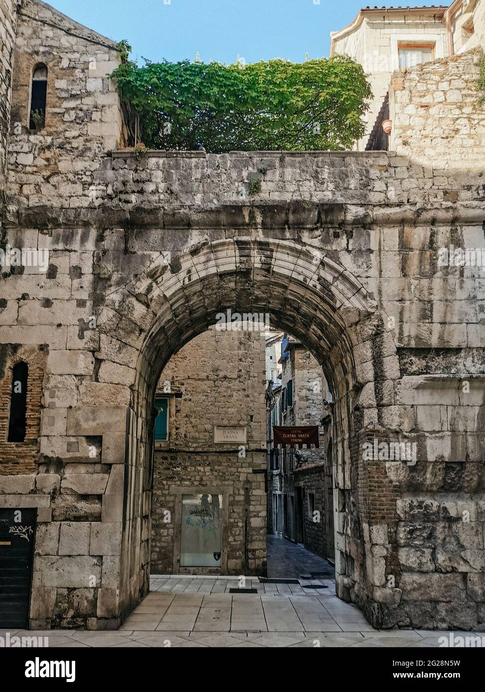 Gates of diocletians palace hi-res stock photography and images - Alamy