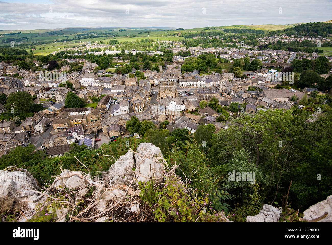 Settle North Yorkshire Stock Photo - Alamy
