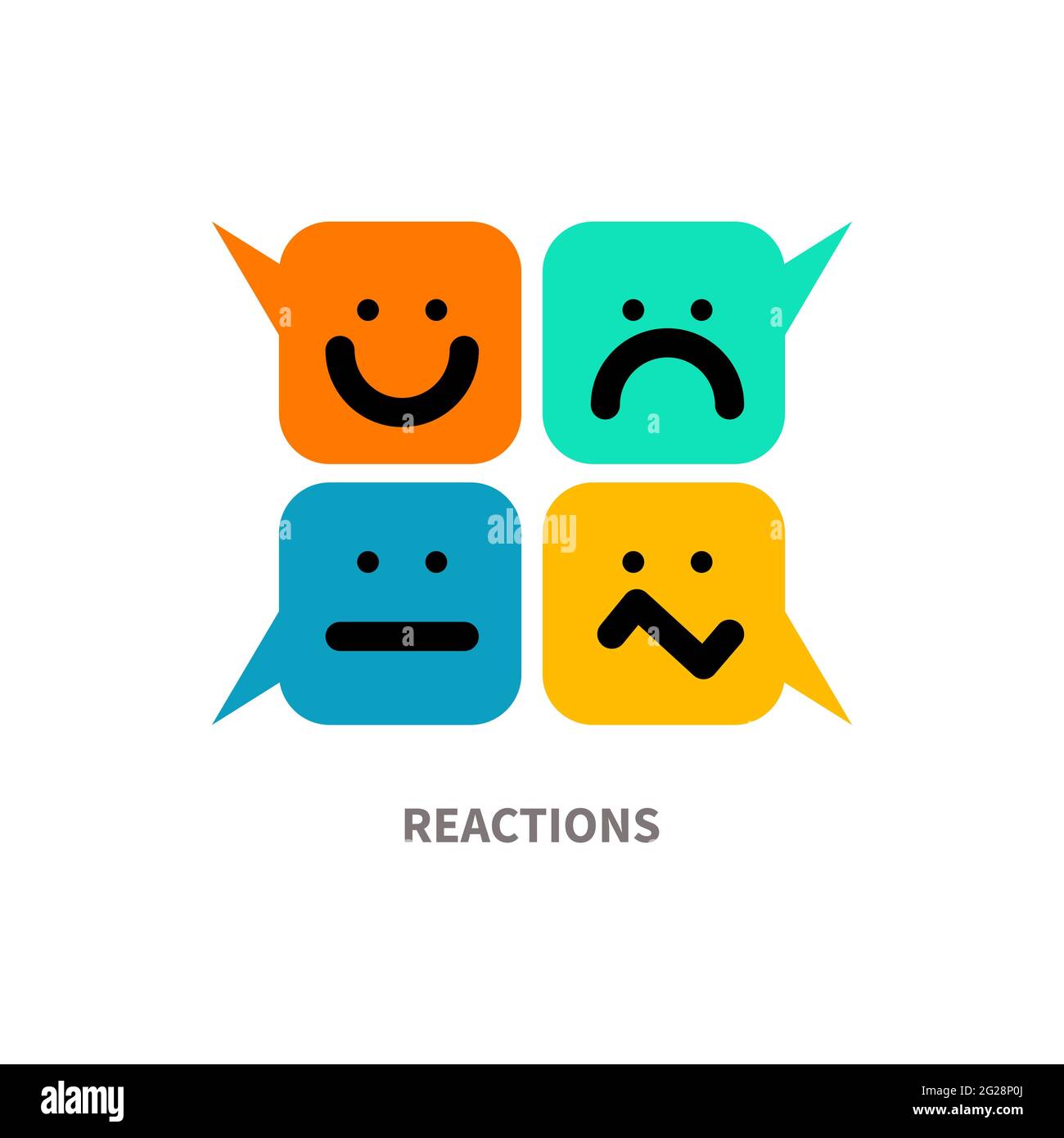 Web app reaction Stock Vector Images - Alamy