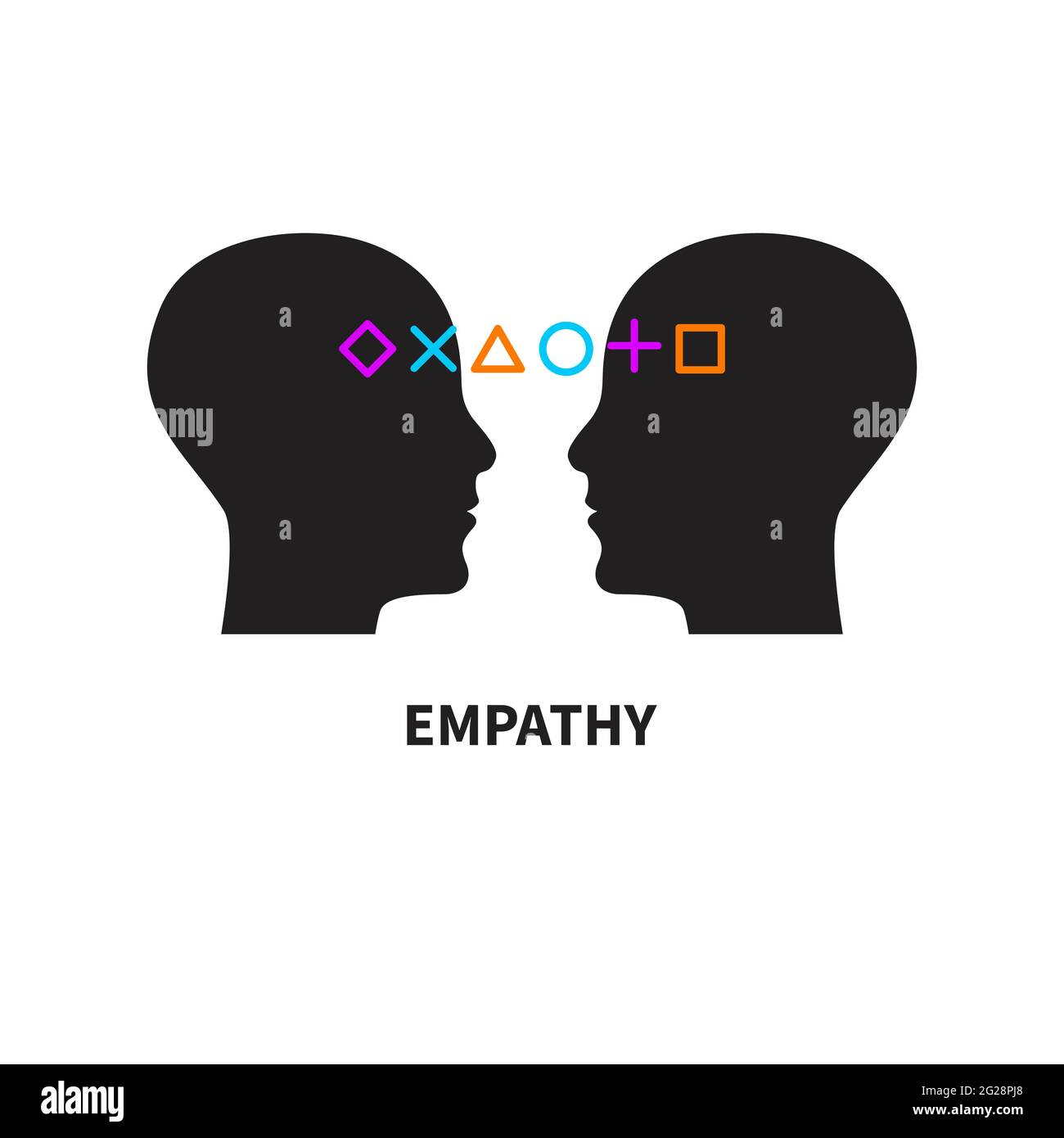 Logo of empathy, emotional intelligence Stock Vector Image & Art - Alamy