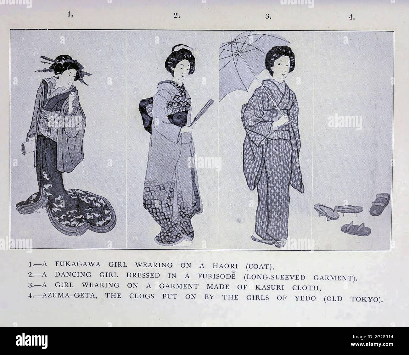 Geisha fashion From the book ' The story of the geisha girl ' by Taizo ...