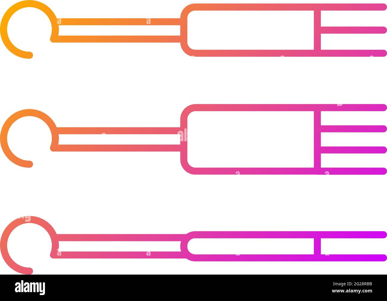 Needles gradient linear vector icon Stock Vector Image & Art - Alamy