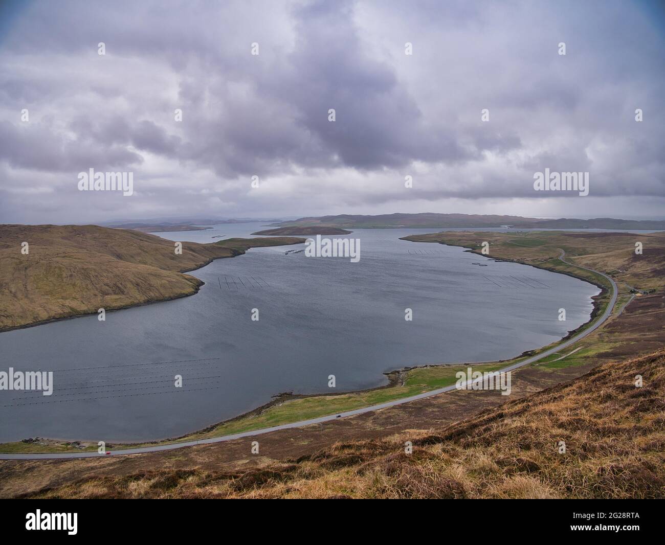 Shetland islands aerial hi-res stock photography and images - Alamy
