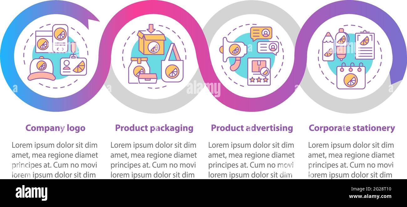 Brand touchpoints vector infographic template Stock Vector Image & Art ...