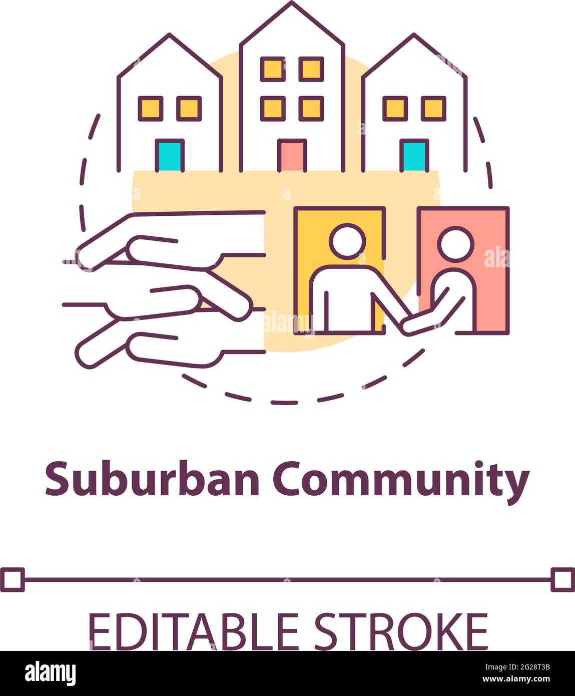 Community dwelling Stock Vector Images - Alamy