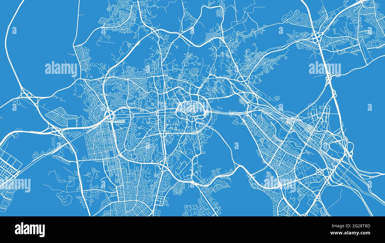 Urban vector city map of Mecca, Saudi Arabia, Middle East Stock Vector ...