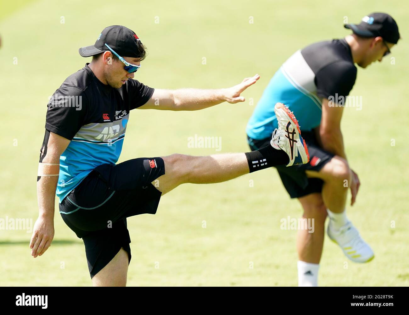New Zealand's Tom Latham during a nets session at Edgbaston, Birmingham ...