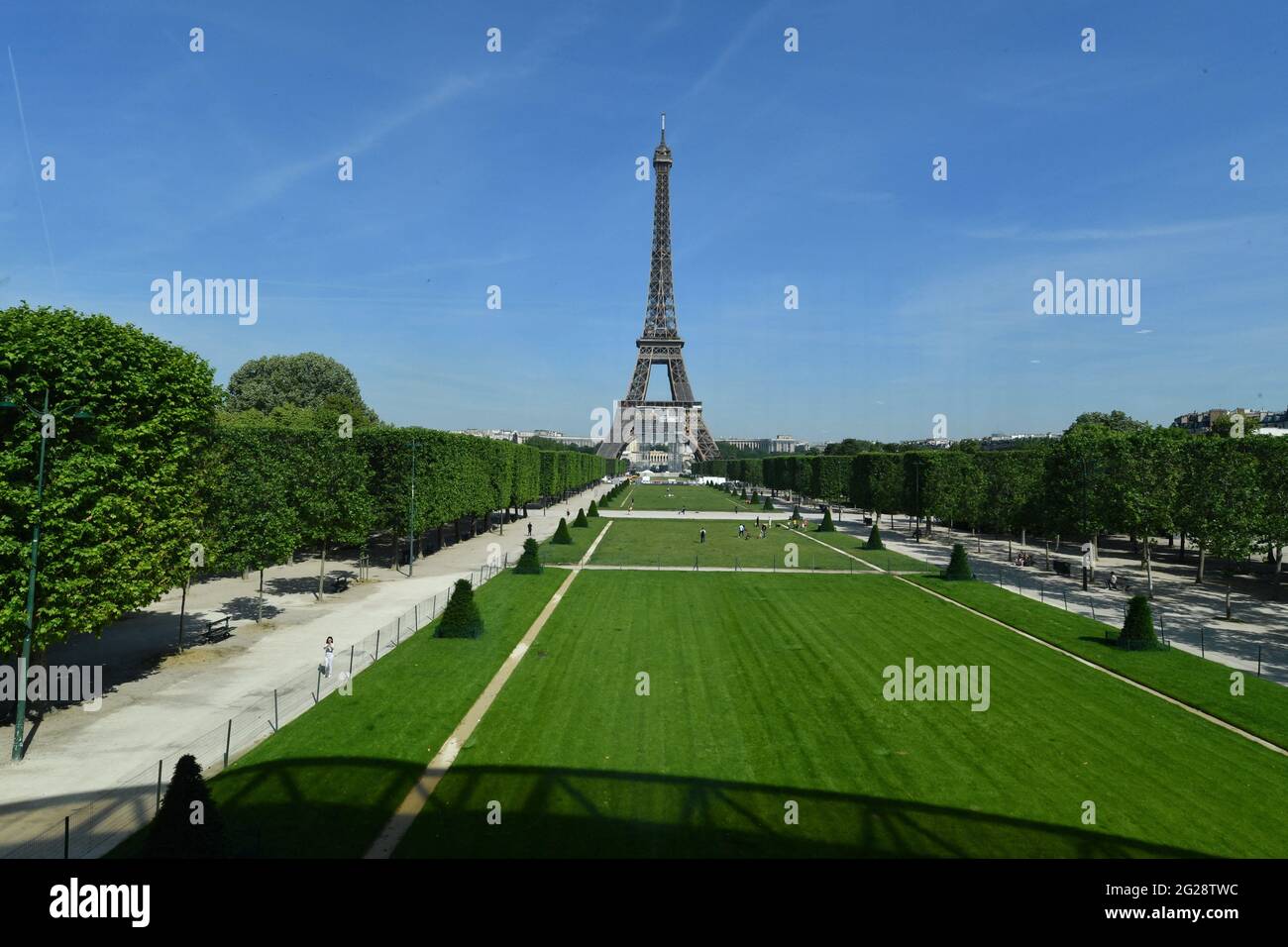 Press opening of the Grand Palais Ephemere in Paris, France on June 9 ...