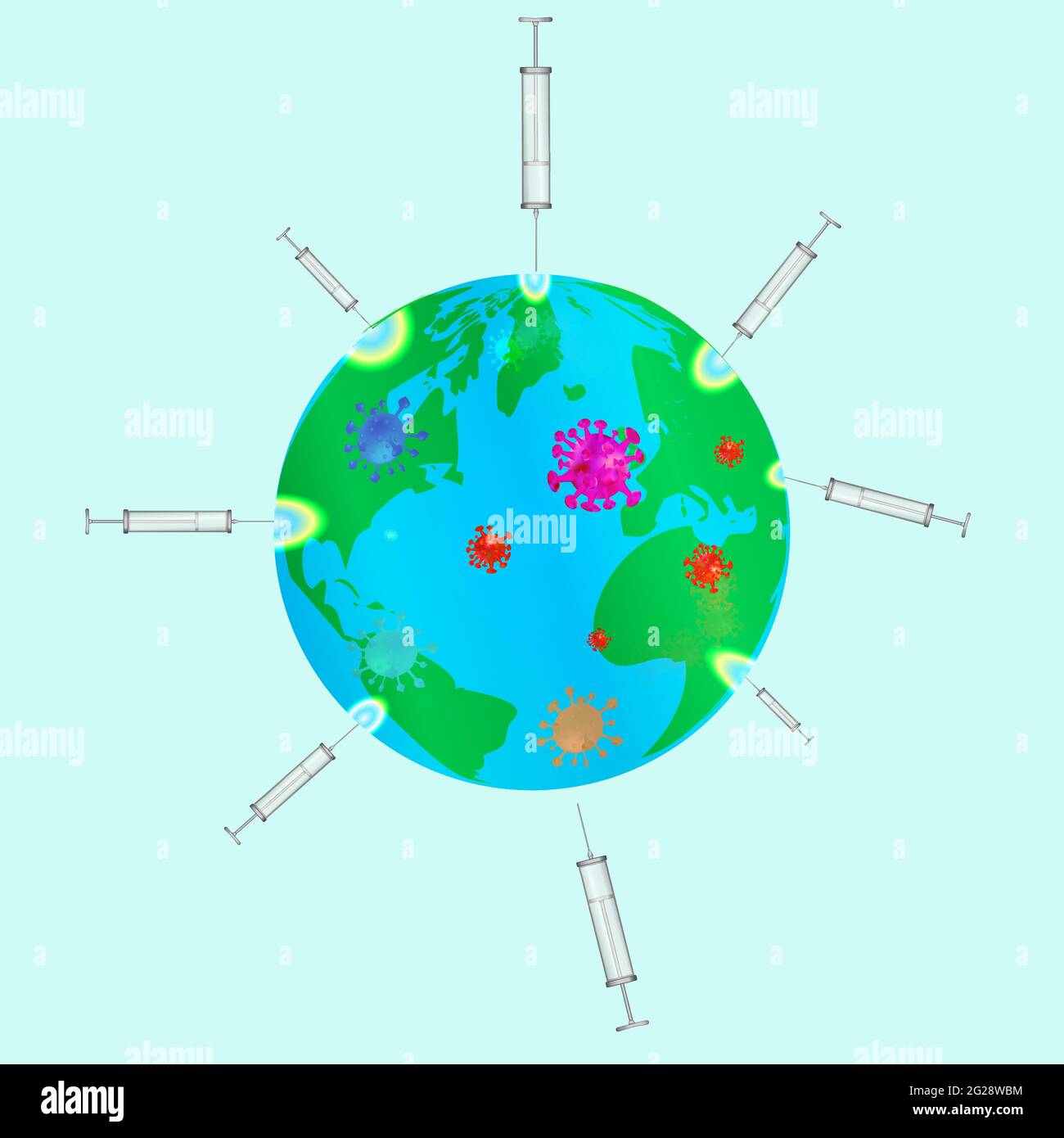 The concept of prevention and protection against viruses of the planet ...