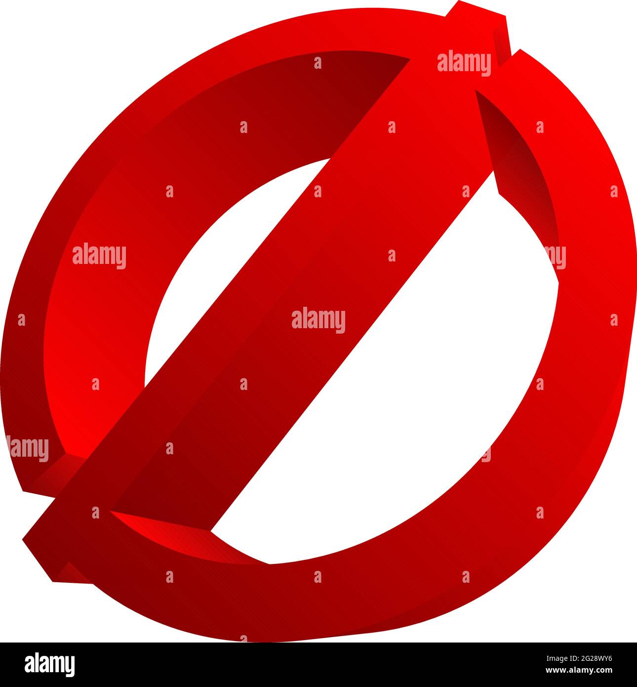 Restriction, prohibition sign icon, symbol – Stock vector illustration ...