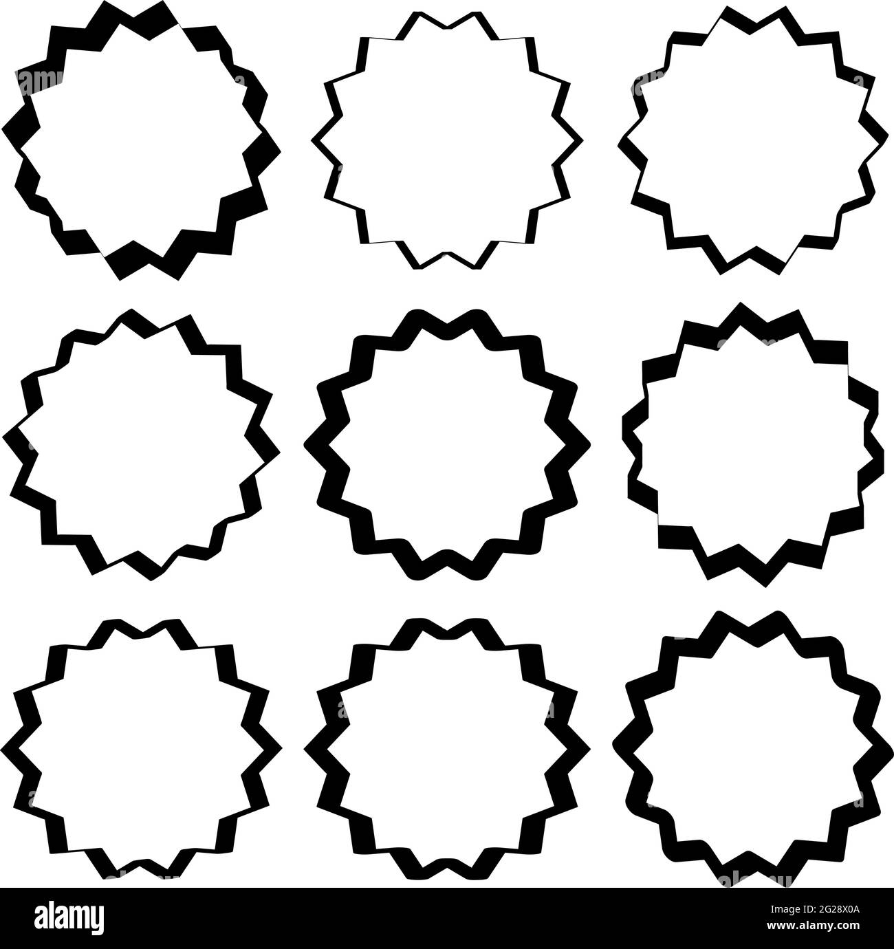 Radial starburst, sunburst, price tag. Label sticker and vinyl clip-art ...