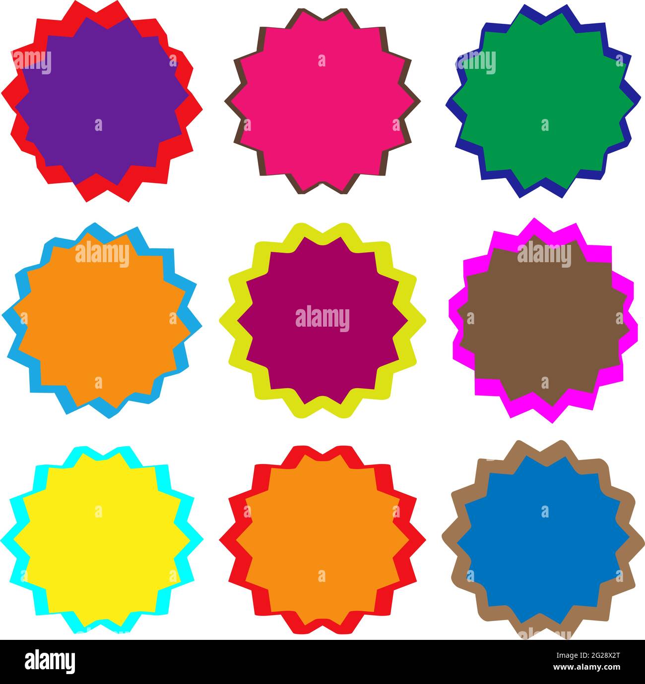 Radial starburst, sunburst, price tag. Label sticker and vinyl clip-art ...