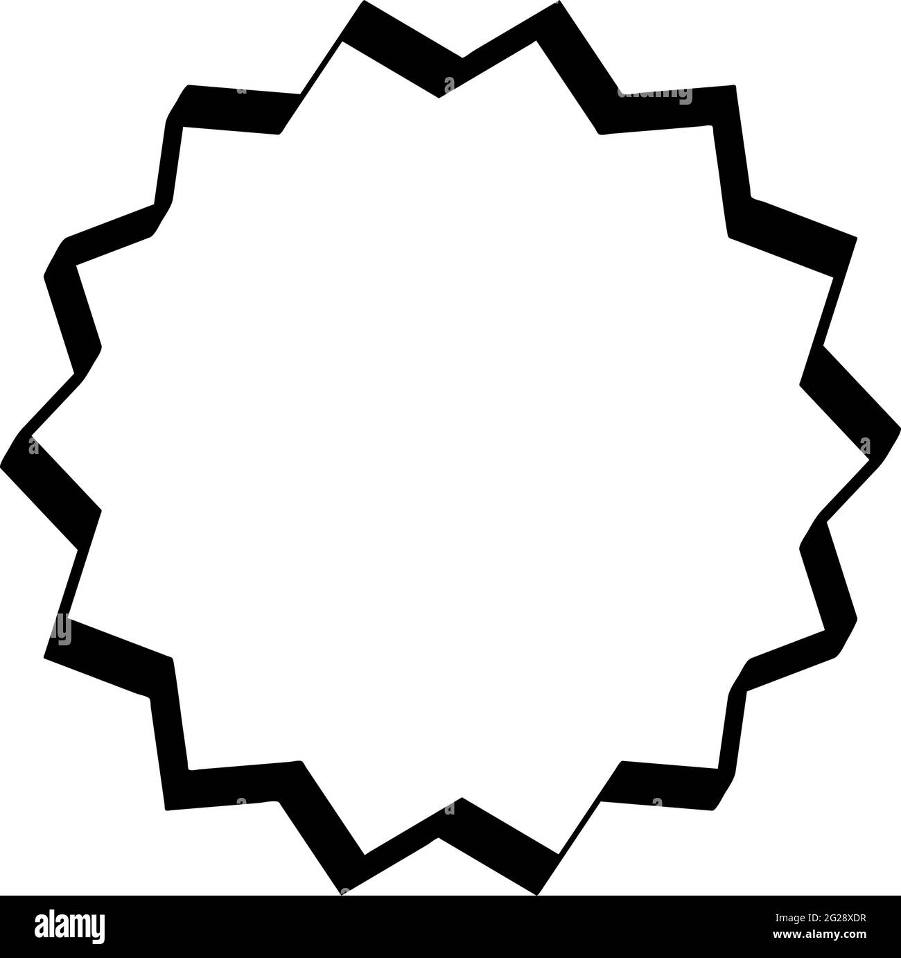 Radial starburst, sunburst, price tag. Label sticker and vinyl clip-art ...