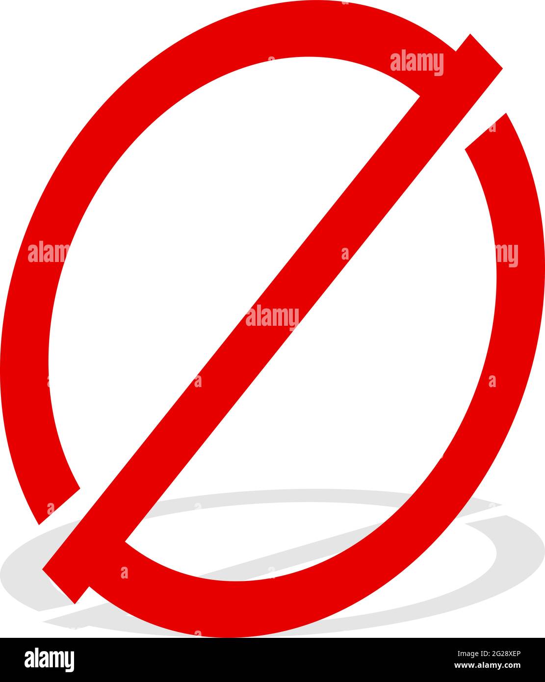 Restriction, prohibition sign icon, symbol – Stock vector illustration ...