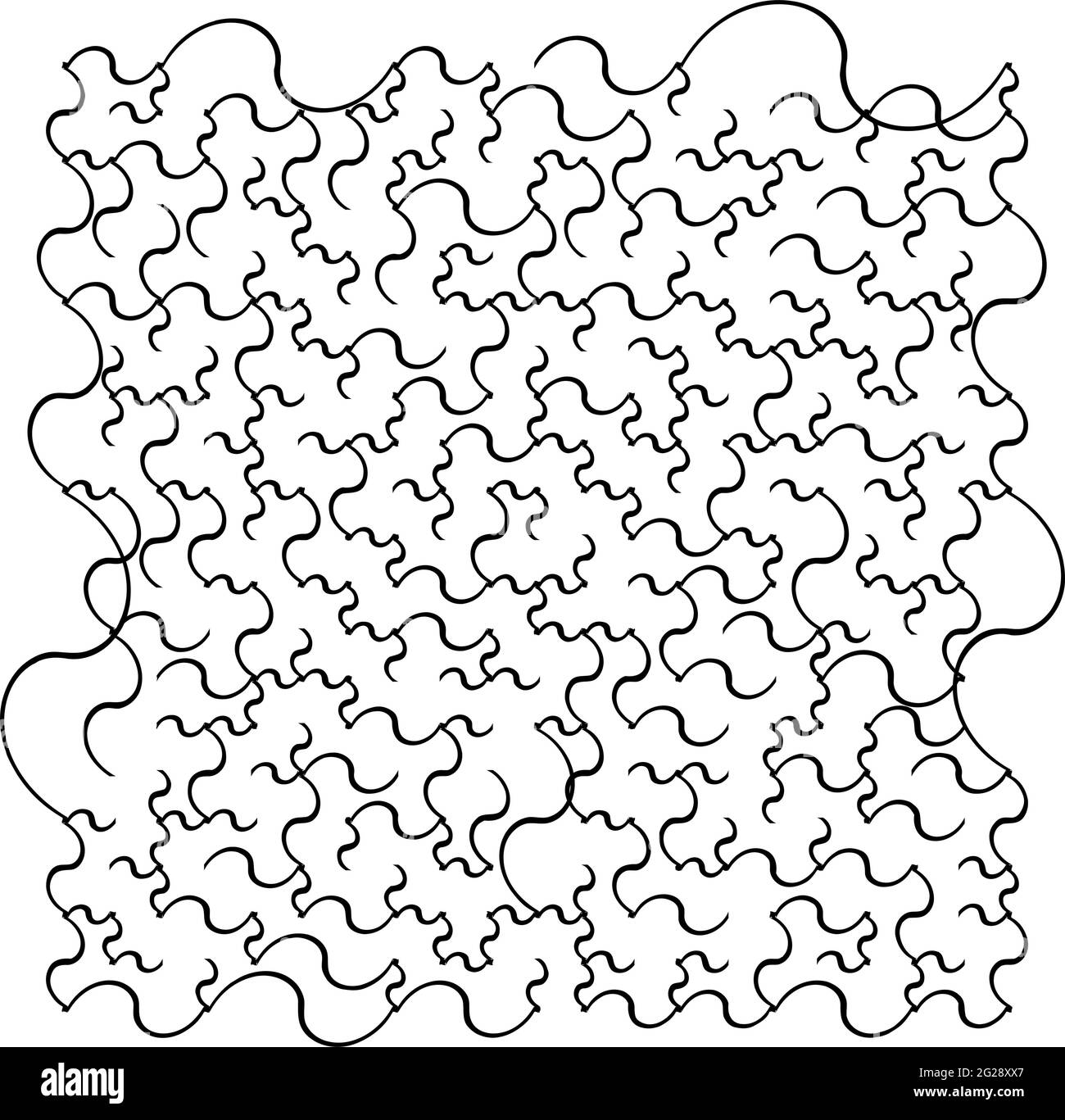 Random abstract monochrome pattern, texture – Stock vector illustration ...