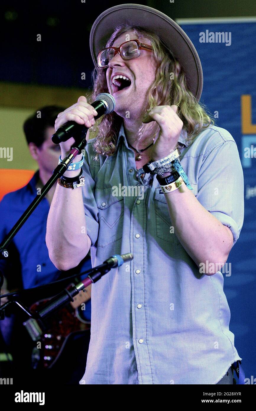 New York, NY, USA. 26 July, 2012. Allen Stone, performs at the Live ...