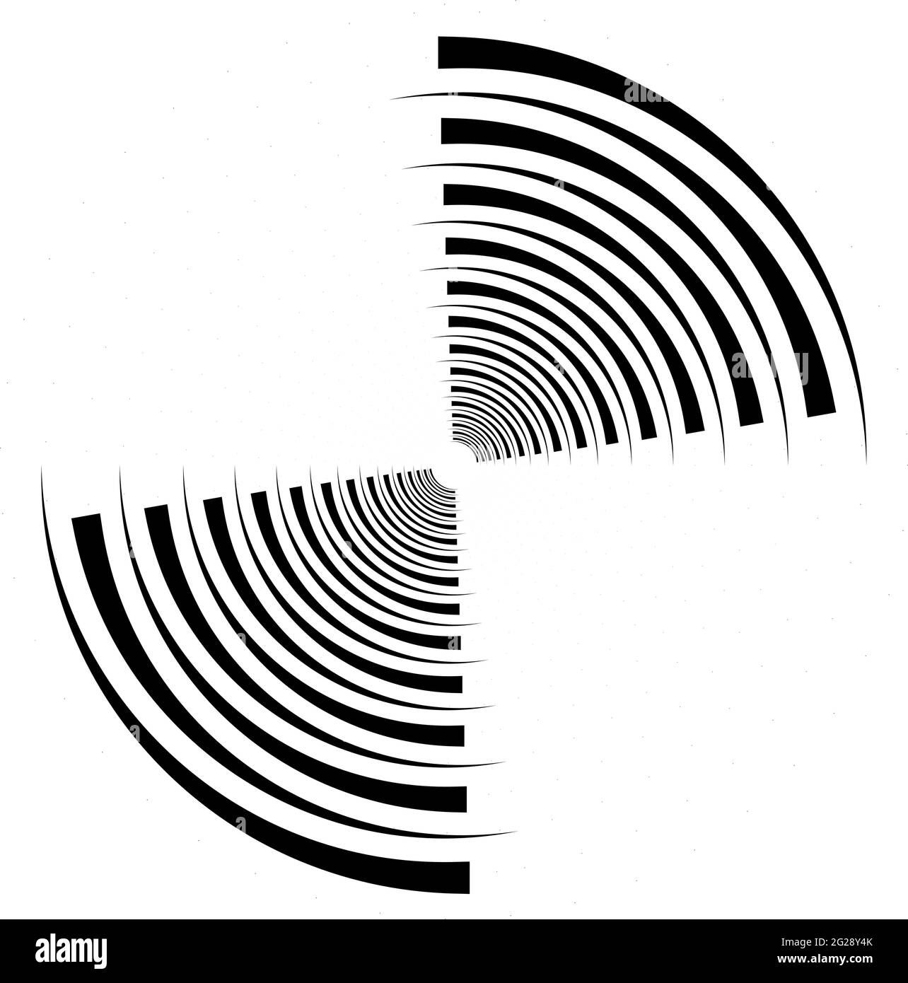 Abstract spiral, swirl and twirl. Voilute, helix, cochlear element ...