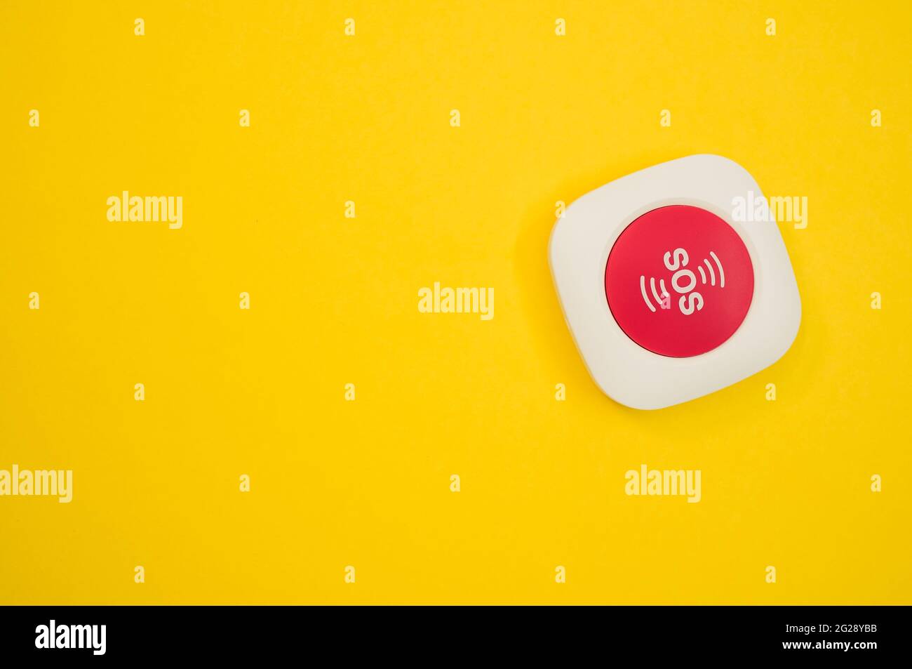 Top view sos button hi-res stock photography and images - Alamy