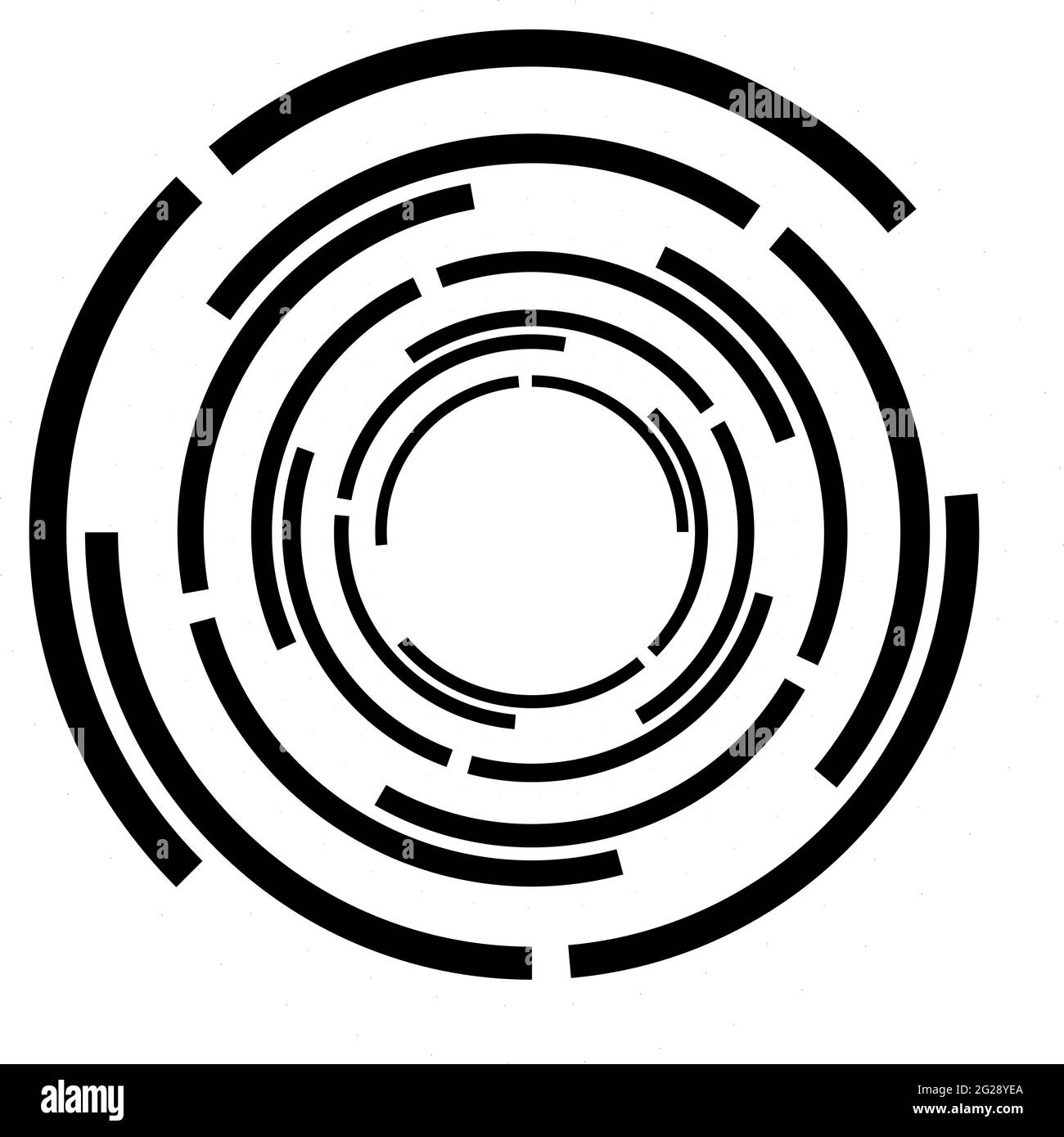 Abstract spiral, swirl and twirl. Voilute, helix, cochlear element ...
