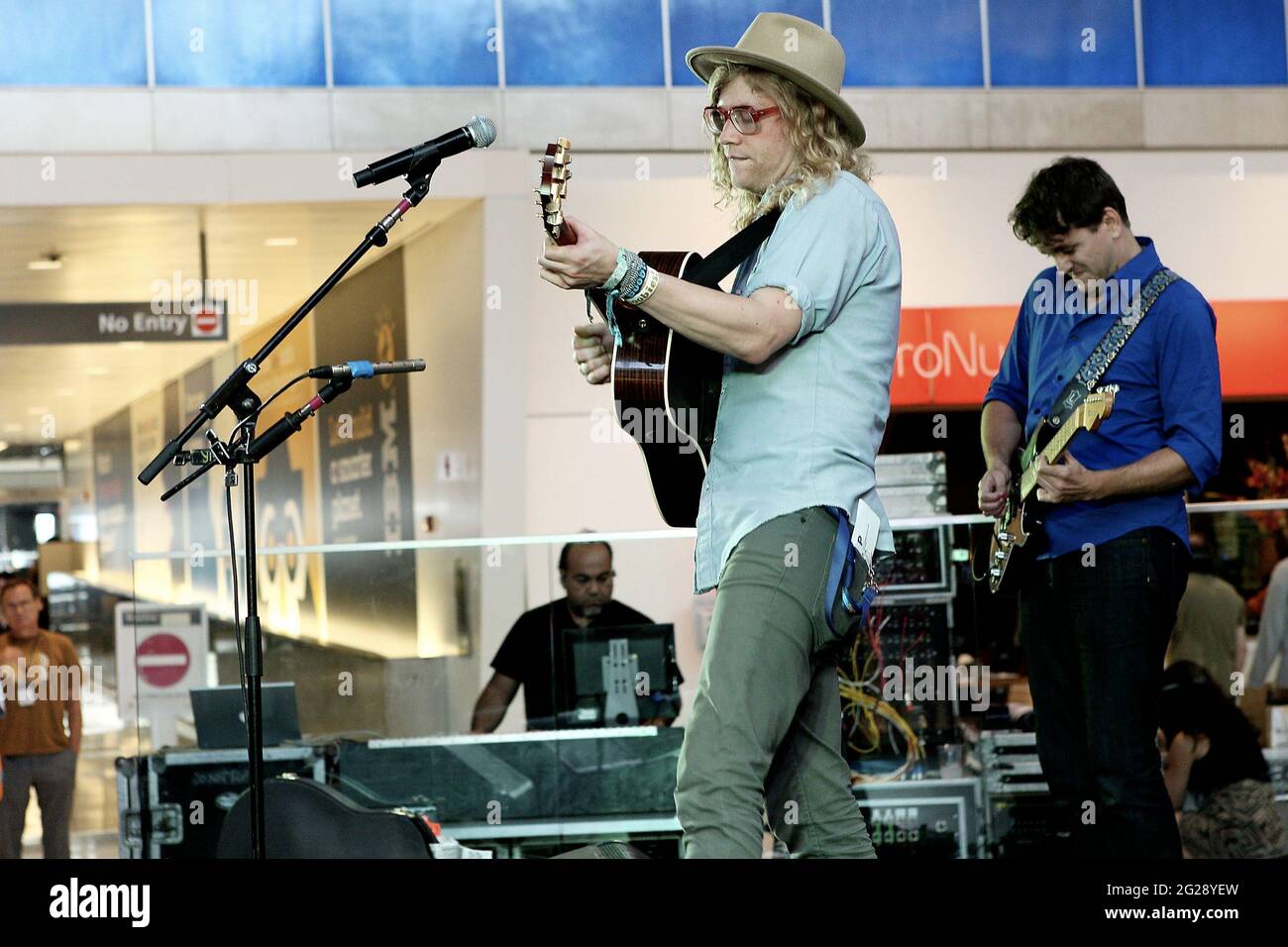 New York, NY, USA. 26 July, 2012. Allen Stone, performs at the Live ...