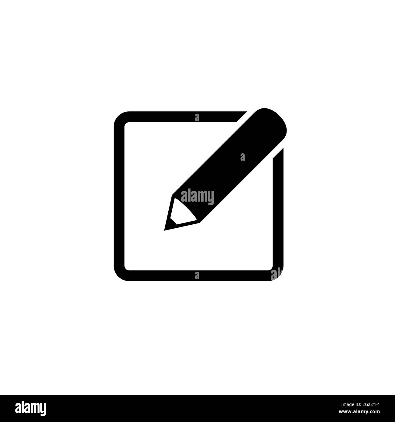 Edit icon symbol vector. Edit text icon Stock Vector Image & Art - Alamy