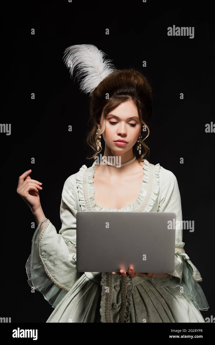 Retro computer black woman hi-res stock photography and images - Alamy