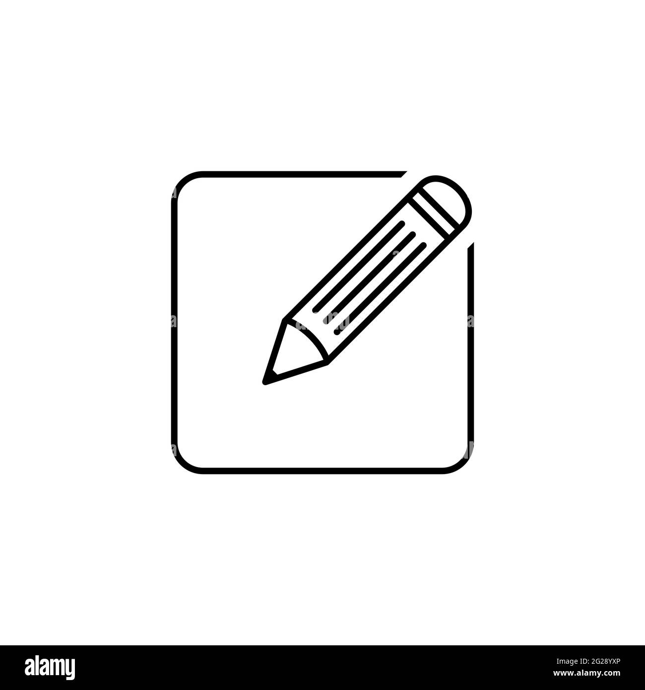 Edit text icon hi-res stock photography and images - Alamy