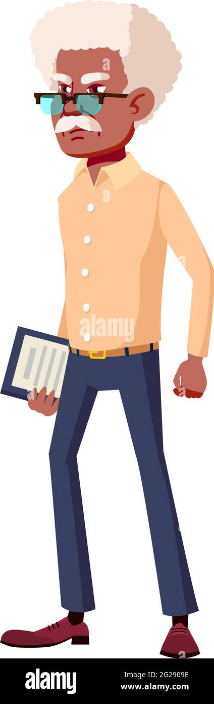 Serious Person Cartoon