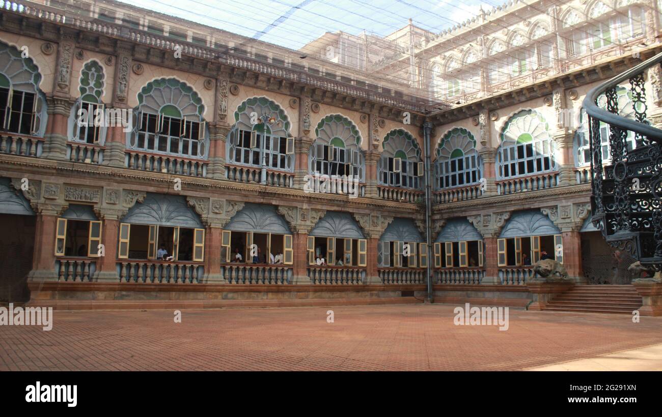 Inner Courtyards of Mysore Palace, India Stock Photo - Alamy