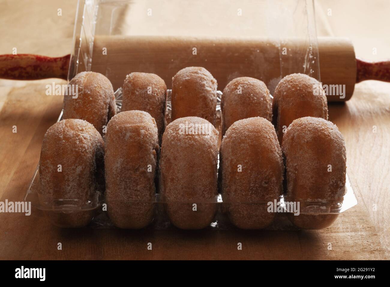 Donuts in plastic container hi-res stock photography and images - Alamy