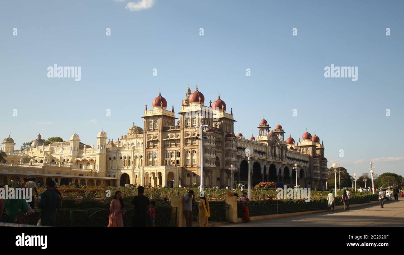 Mysore Palace during Daytime. Amba Vilas Palace, Mysore, India. Indo ...