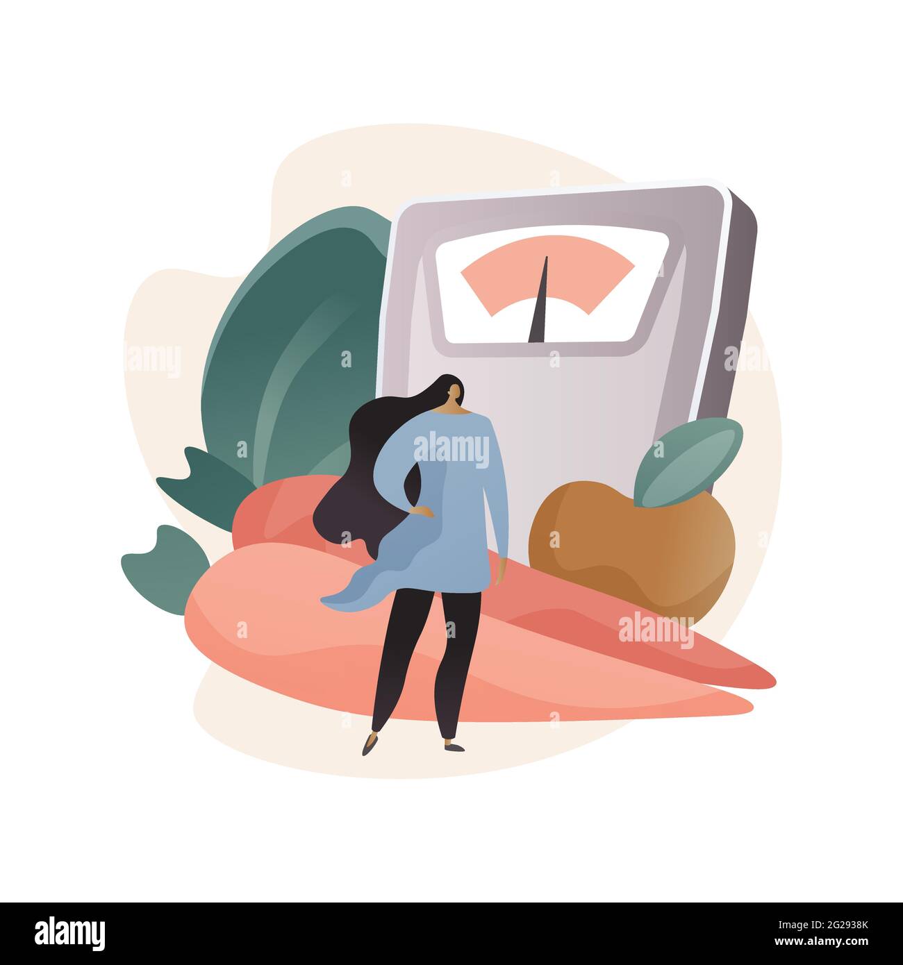 Keep a healthy diet abstract concept vector illustration Stock Vector ...